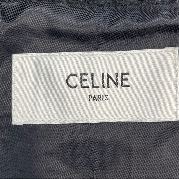 Celine | Jackets & Coats | Celine Wool Boucle Cropped Vintage Jacket ...